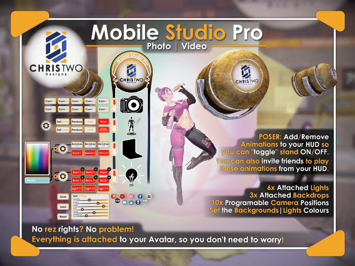 Second Life Marketplace - Mobile Studio Pro - [Chris Two Designs]